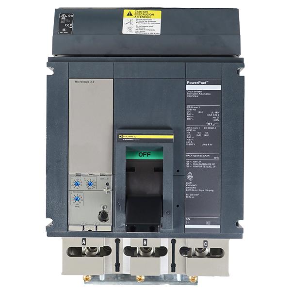 Square D PGA36120U41A 3 Pole 1200 Amp 600v Circuit Breaker
