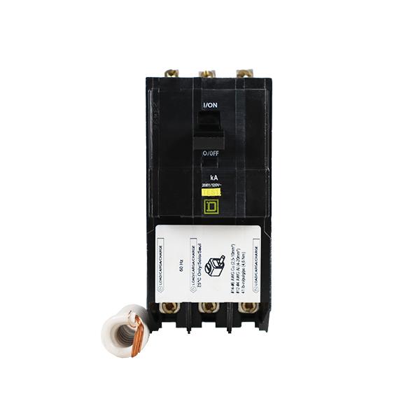 Square D QOB350GFI 3 Pole 50 Amp 240v Circuit Breaker